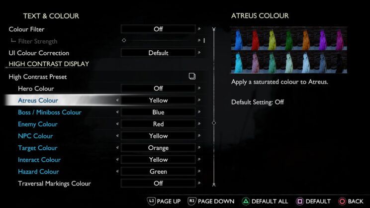 Low Vision Game Review - God of War Ragnarök - Game Accessibility Nexus